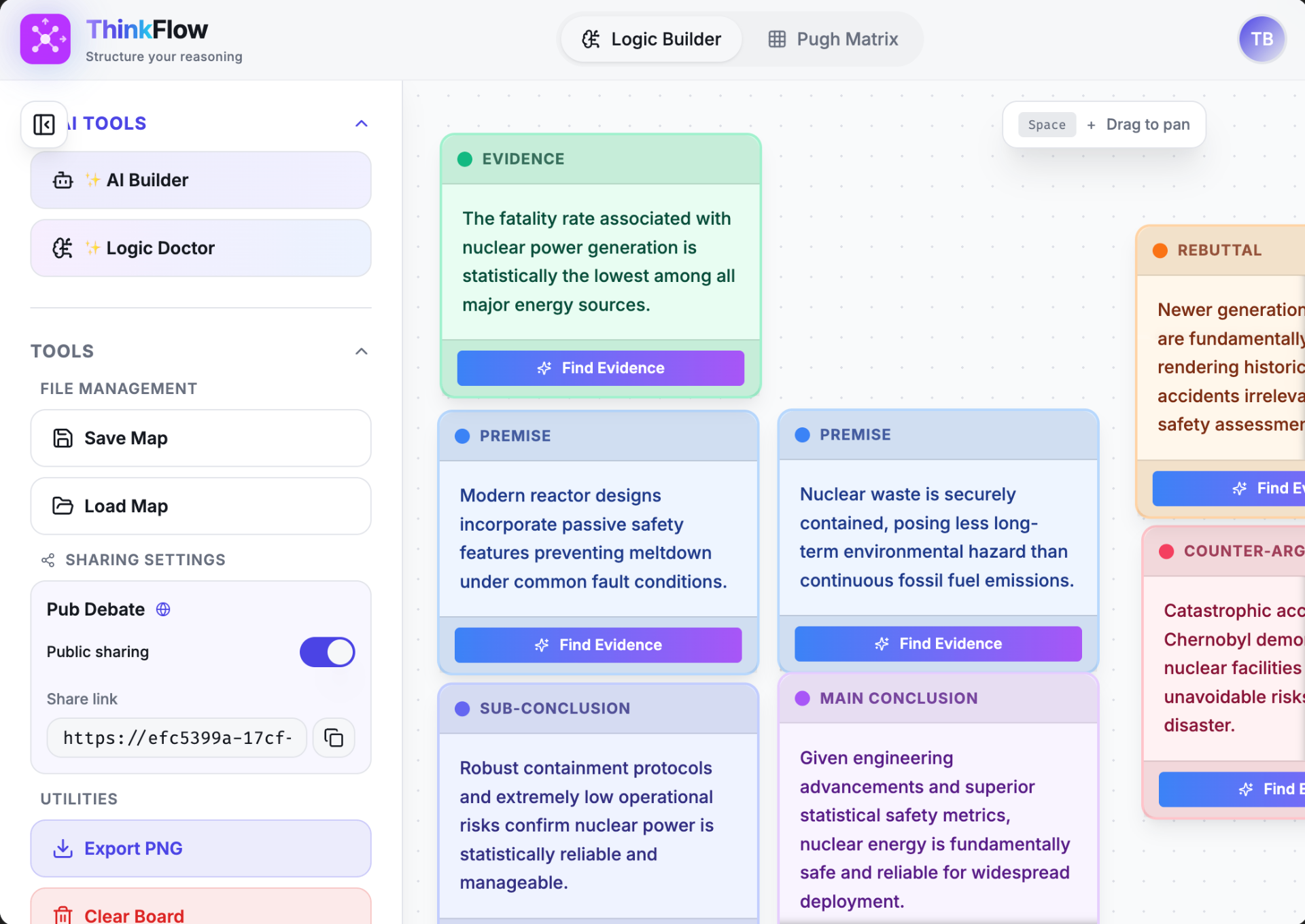 Deciforge - AI-Powered Argument Mapping & Decision Making